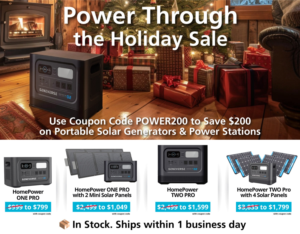 Geneverse | Portable Power Stations & Solar Generators